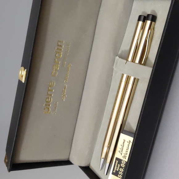 Pierre Cardin | Office | Pierre Cardin Gold Plated Pen Pencil Set ...